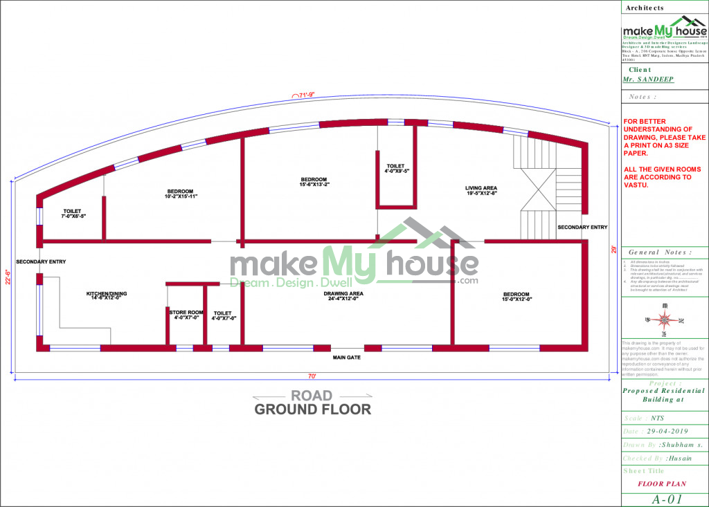 Simplex Floor plan