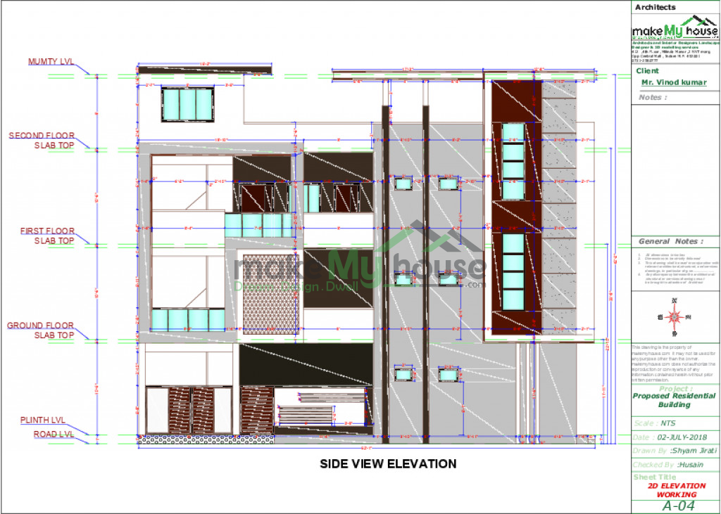Buy 40x50 House Plan | 40 by 50 Front Elevation Design | 2000Sqrft Home ...