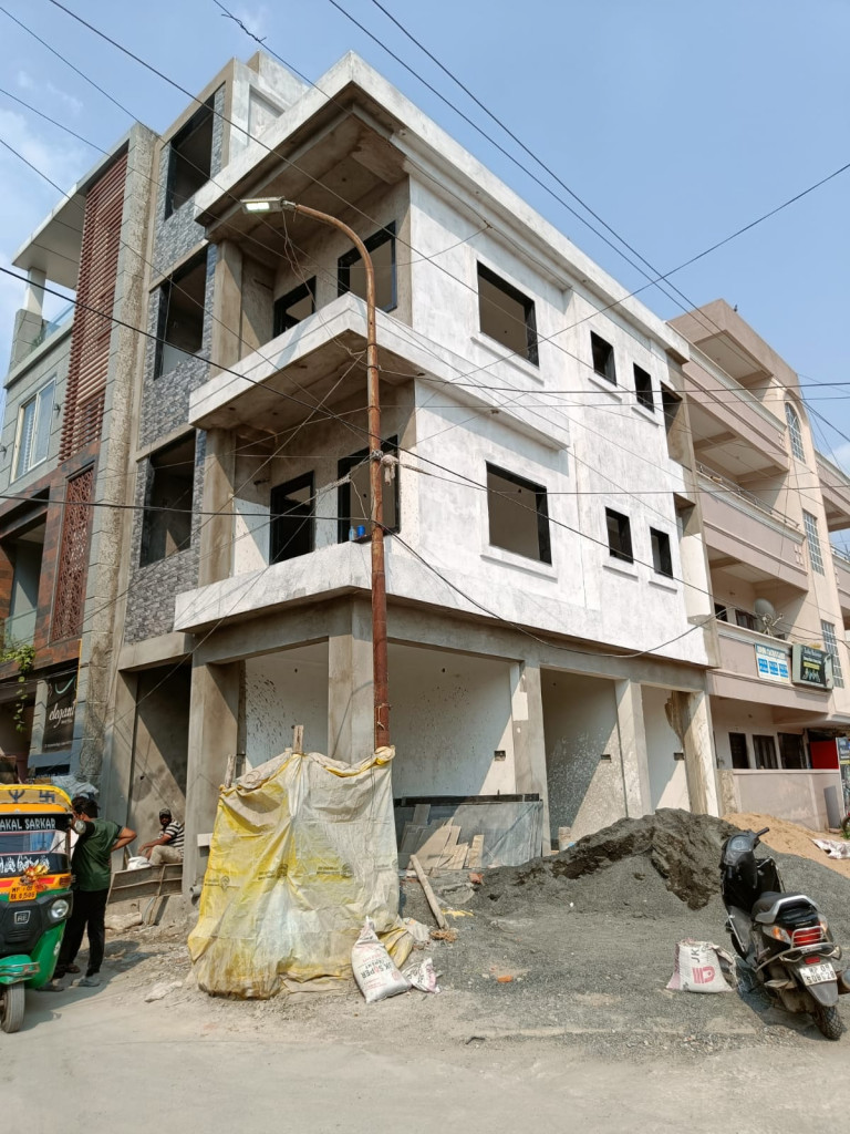 Triplex Elevation Designs | Best Exterior Design Architectural Plan ...