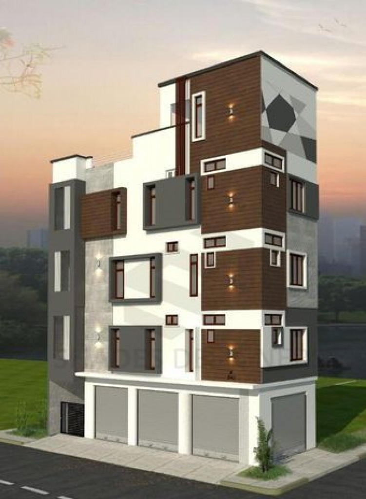House With Shop Elevation Designs | Best Exterior Design Architectural Plan | Hire A Make My ...
