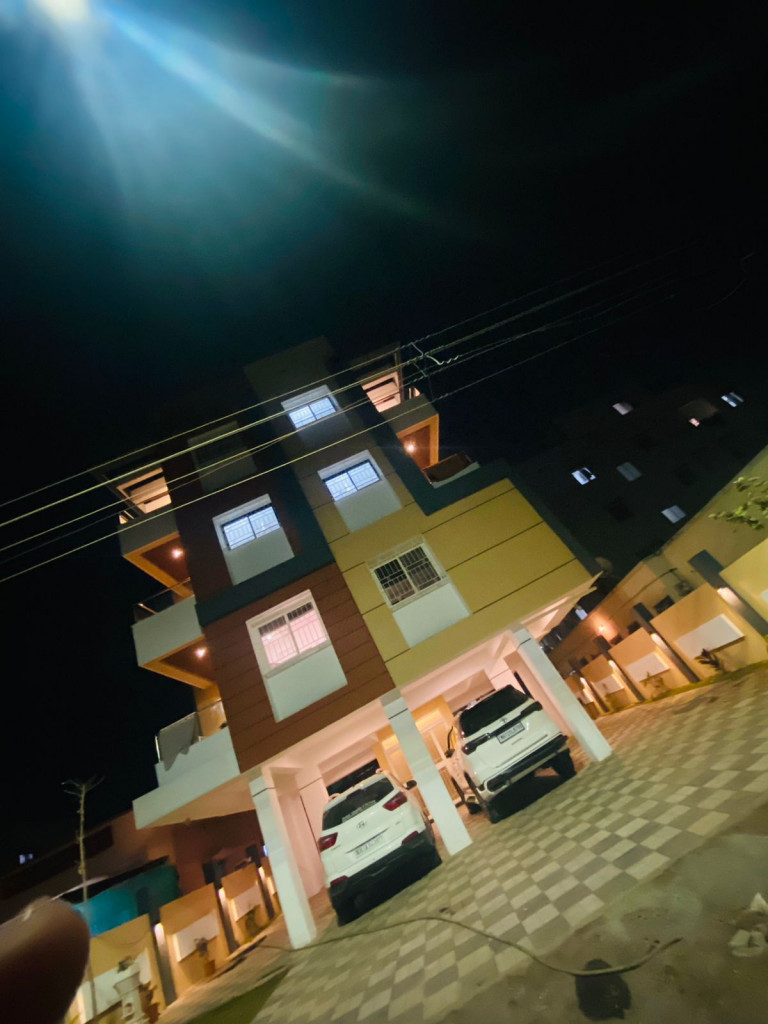 Night View Of Elevation | Best Exterior Design Architectural Plan ...