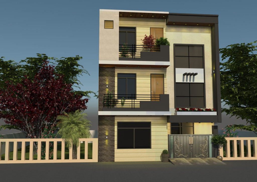 G+2 Elevation Designs | Best Exterior Design Architectural Plan | Hire ...