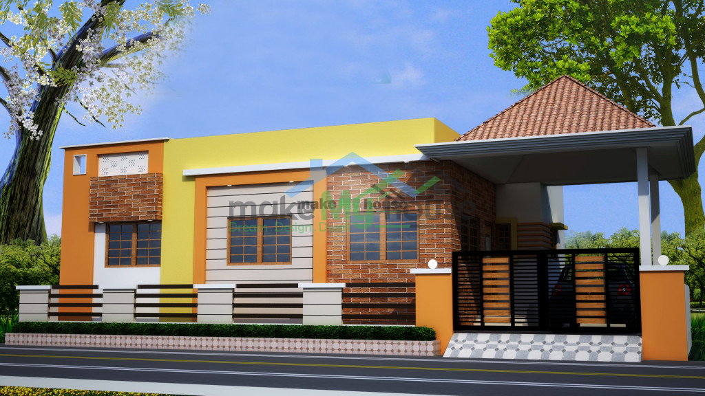 Buy 45x50 House Plan | 45 by 50 Elevation Design | Plot Area Naksha