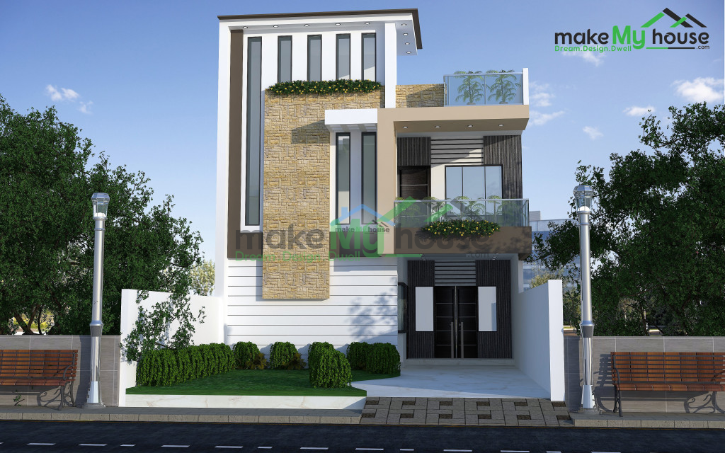 Buy 25x80 House Plan | 25 by 80 Elevation Design | Plot Area Naksha