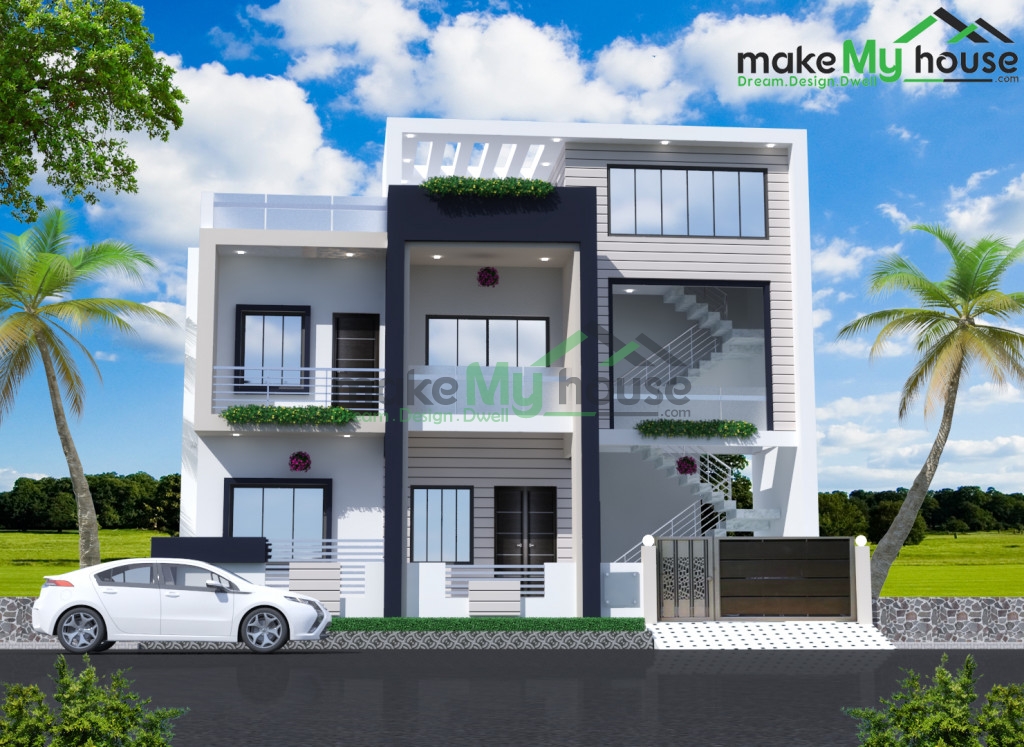 Buy 40x30 House Plan | 40 by 30 Elevation Design | Plot Area Naksha
