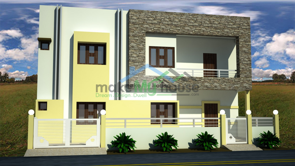 Buy 40x50 House Plan | 40 by 50 Elevation Design | Plot Area Naksha