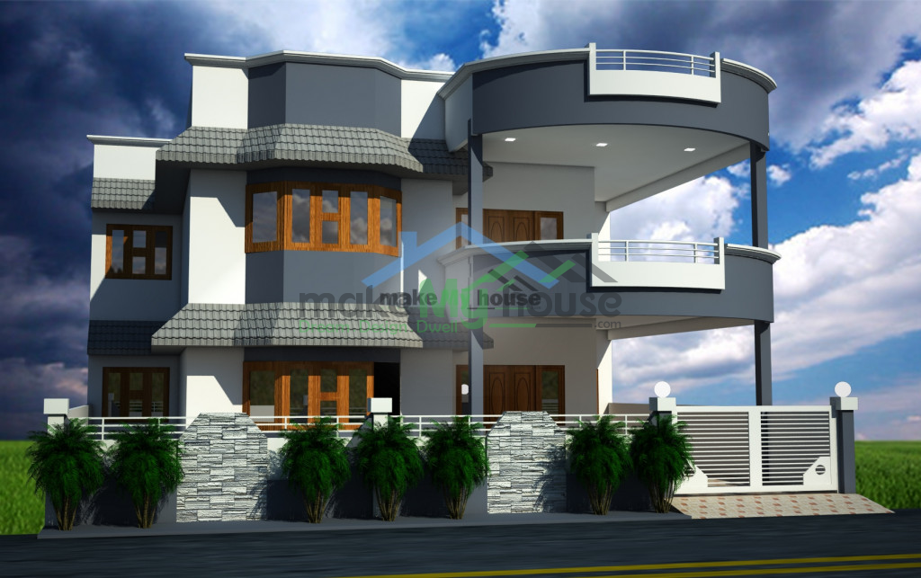 Buy 40x80 House Plan | 40 by 80 Elevation Design | Plot Area Naksha