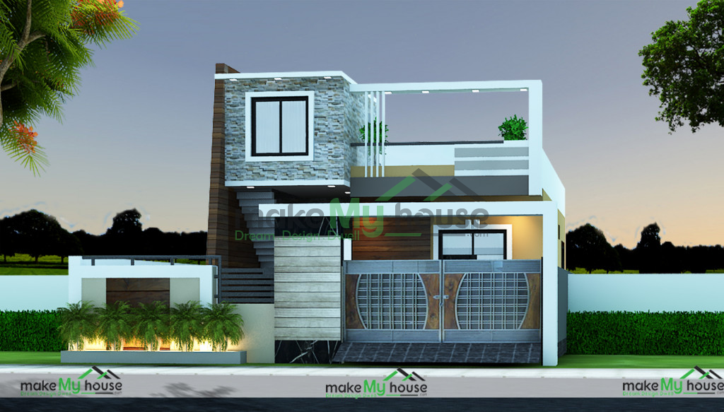 Buy 30x90 House Plan | 30 by 90 Elevation Design | Plot Area Naksha