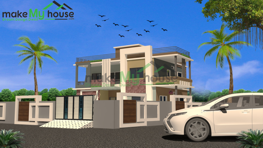 Buy 40x32 House Plan | 40 by 32 Elevation Design | Plot Area Naksha