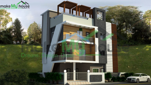 Buy 50x40 House Plan | 50 by 40 Elevation Design | Plot Area Naksha
