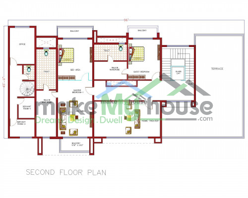 Buy 100x50 House Plan | 100 by 50 Elevation Design | Plot Area Naksha