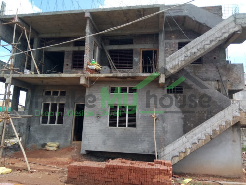 54*39 House plan, 2106 SqFt Floor Plan duplex Home Design- 346