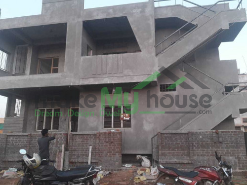 54*39 House plan, 2106 SqFt Floor Plan duplex Home Design- 346