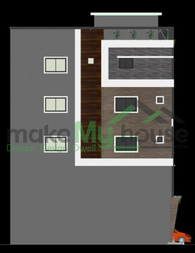 65*45 House plan, 2925 SqFt Floor Plan multistorey Home Design- 3727
