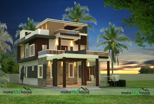 28*56 House plan, 1568 SqFt Floor Plan duplex Home Design- 3755