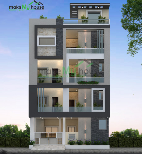 30*30 House plan, 900 SqFt Floor Plan multistorey Home Design- 7551