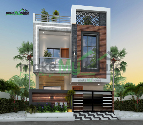 19*40 House plan, 760 SqFt Floor Plan duplex Home Design- 9530