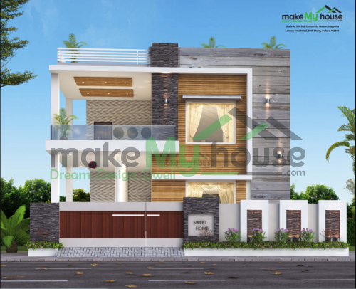 36*82 House plan, 2952 SqFt Floor Plan duplex Home Design- 11418