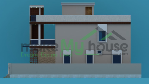 40*50 House plan, 2000 SqFt Floor Plan duplex Home Design- 11960