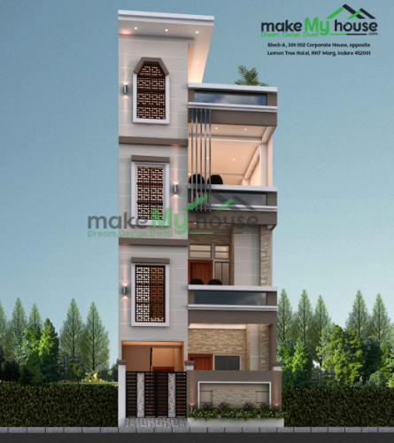 18×50 House Design Ground Floor | Floor Roma