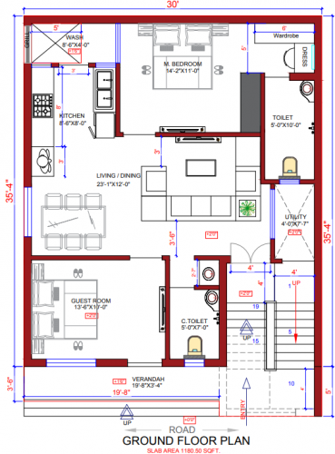 House design | Home design | Interior design | Floor Plan | Elevations