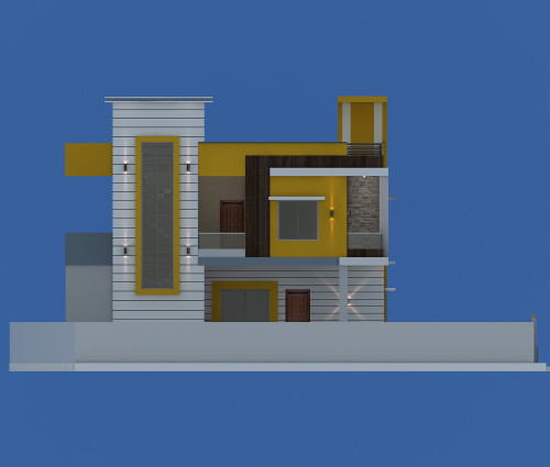 60*60 House plan, 3600 SqFt Floor Plan duplex Home Design- 12410