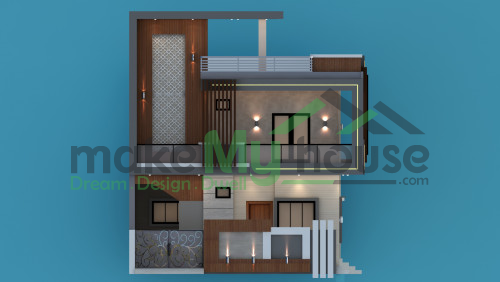 27*60 House plan, 1620 SqFt Floor Plan duplex Home Design- 12480