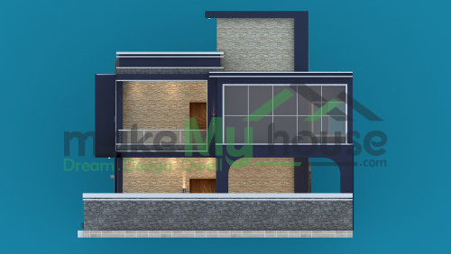 28*58 House plan, 1624 SqFt Floor Plan duplex Home Design- 12581