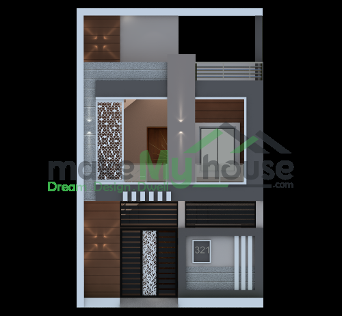 20*49 House plan, 980 SqFt Floor Plan duplex Home Design- 12736