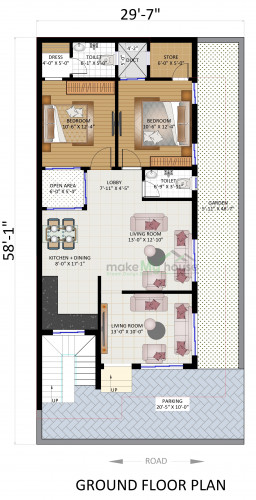 House design | Home design | Interior design | Floor Plan | Elevations