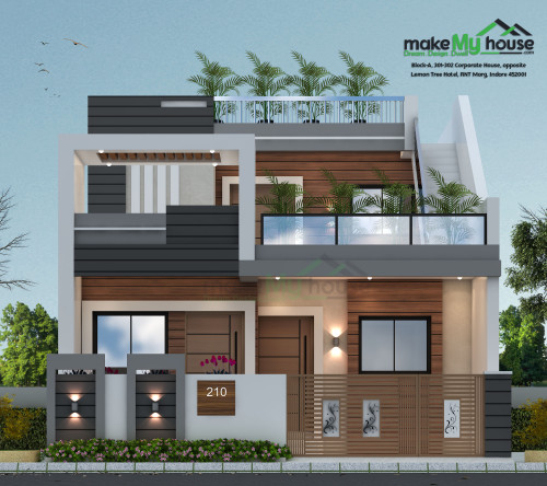 28*70 House plan, 1960 SqFt Floor Plan duplex Home Design- 13298