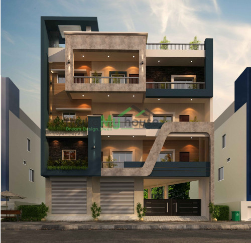 28*28 House plan, 784 SqFt Floor Plan multistorey Home Design- 13316