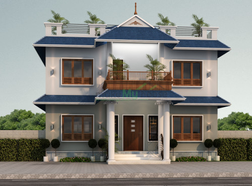 34*36 House plan, 1224 SqFt Floor Plan duplex Home Design- 13527