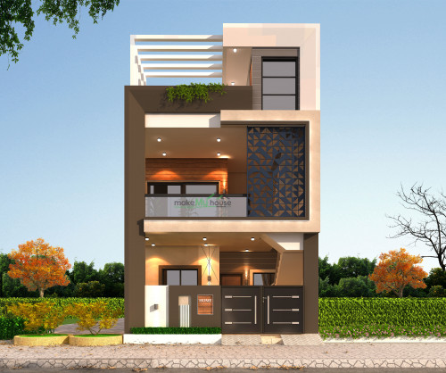 20*50 House plan, 1000 SqFt Floor Plan duplex Home Design- 13562