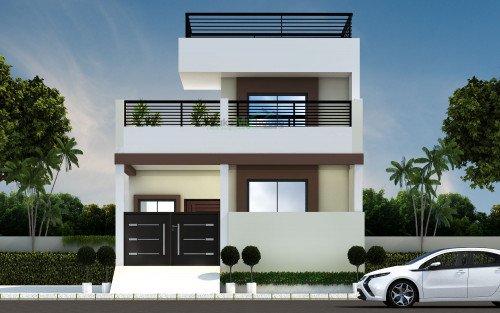 22*54 House plan, 1188 SqFt Floor Plan singlex Home Design- 13636