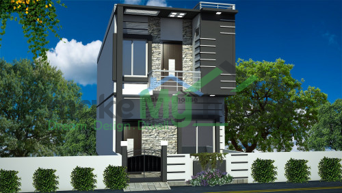 Buy 15x50 House Plan | 15 by 50 Elevation Design | Plot Area Naksha