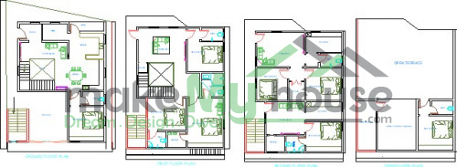 Buy 34x39 House Plan | 34 by 39 Elevation Design | Plot Area Naksha