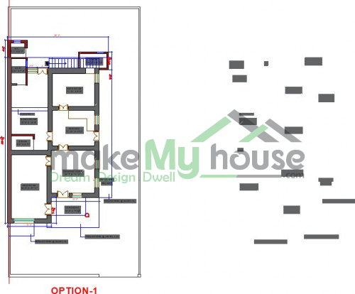 Buy 28x46 House Plan | 28 by 46 Elevation Design | Plot Area Naksha