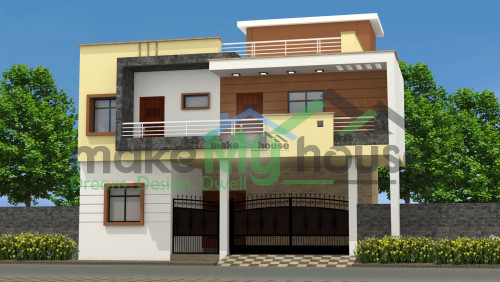 Buy 32x42 House Plan | 32 by 42 Elevation Design | Plot Area Naksha