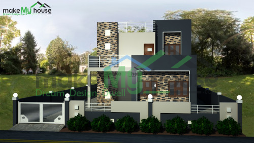 Buy 40x70 House Plan | 40 by 70 Elevation Design | Plot Area Naksha