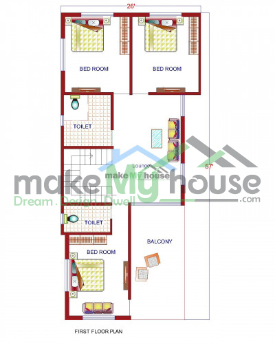 Buy 30x70 House Plan | 30 by 70 Elevation Design | Plot Area Naksha