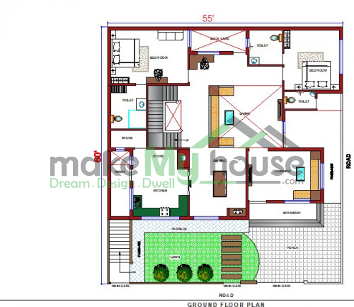 House design | Home design | Interior design | Floor Plan | Elevations