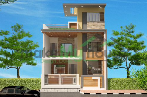 Buy 25x60 House Plan | 25 by 60 Elevation Design | Plot Area Naksha